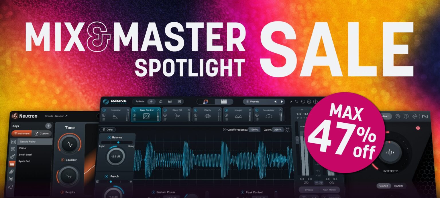 Mix & Master Spotlight Sale - iZotope Japan